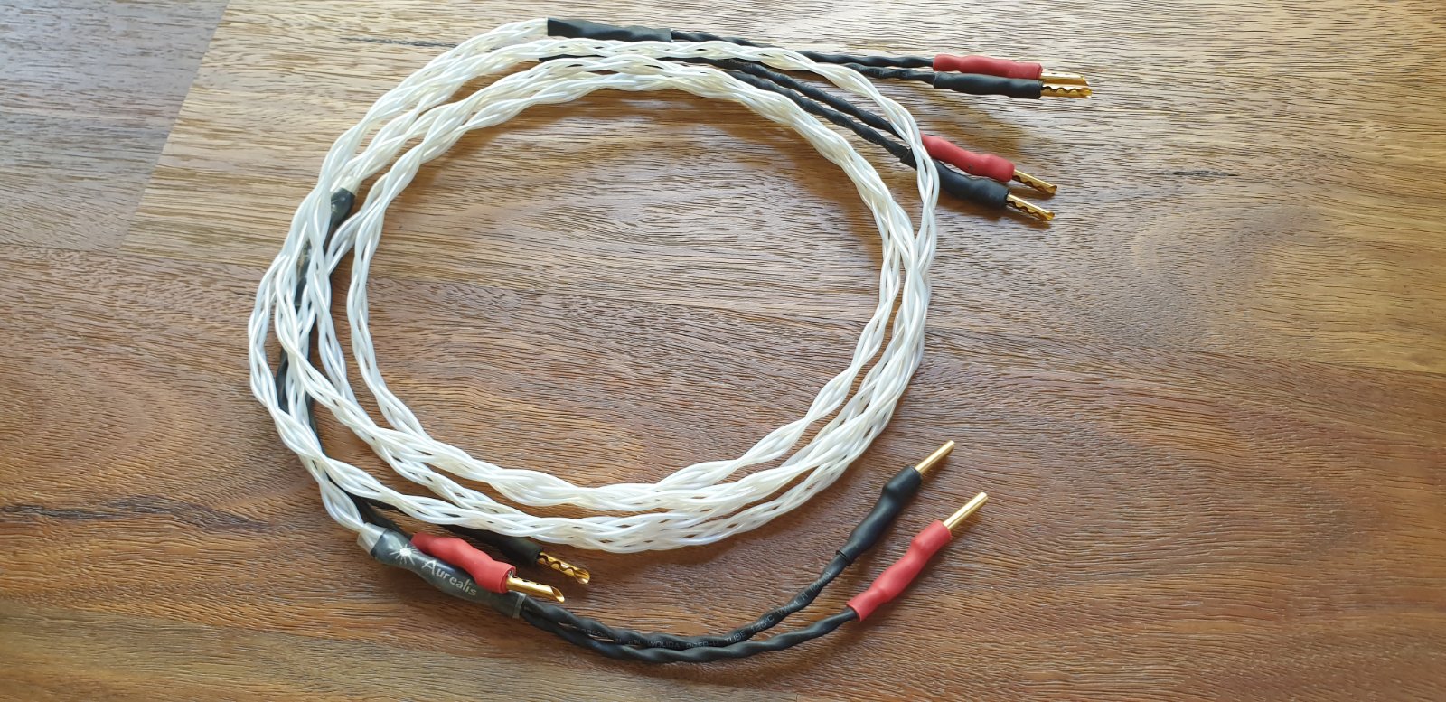 PRICE DROP FS: Aurealis Audio pure silver solid core speaker cables 1 ...