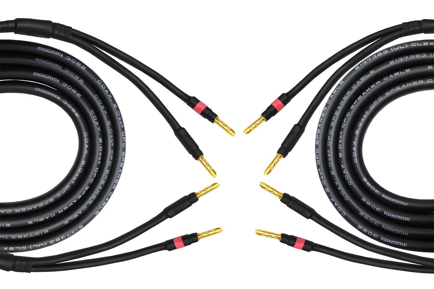 FS: Mogami Speaker Cables - 4.0m Pair - Hi-Fi and Cinema Cables ...