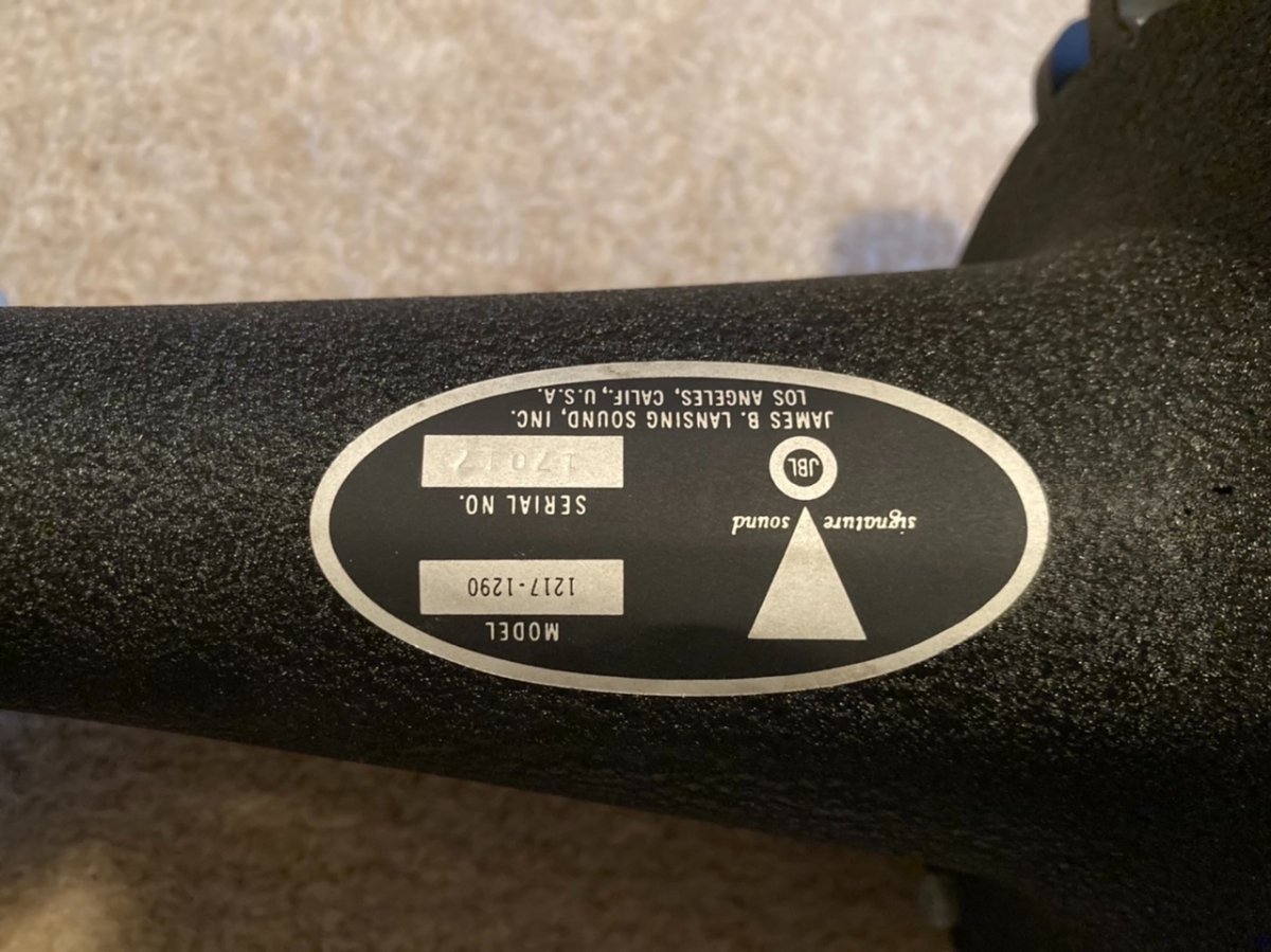 FS: PAIR JBL LE175, 8-16 OHM ALNICO COMPRESSION DRIVERS + 1217-1290 ...