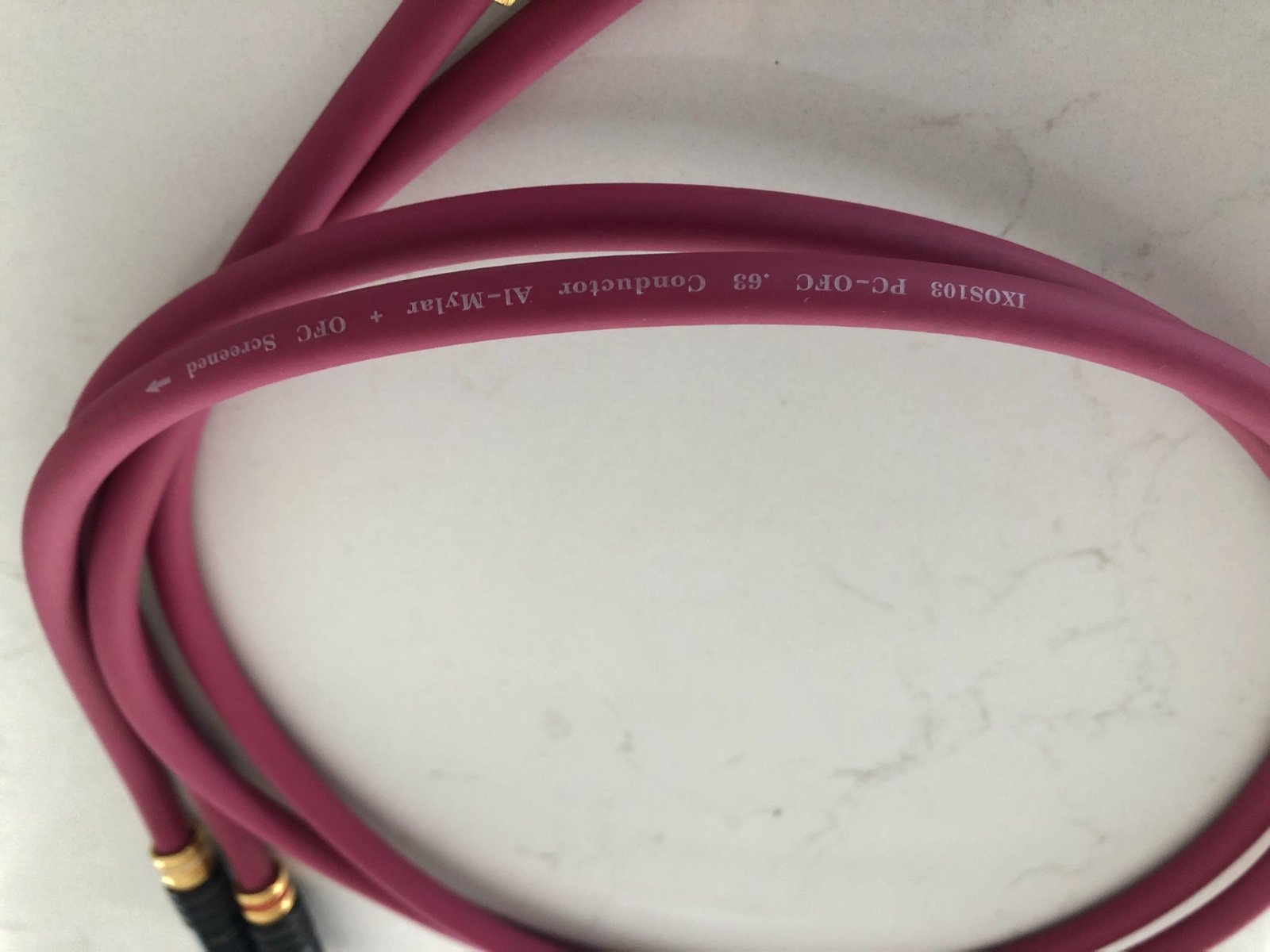 IXOS 103 RCA Interconnects WBT terminated, 1m pair - Hi-Fi and Cinema ...