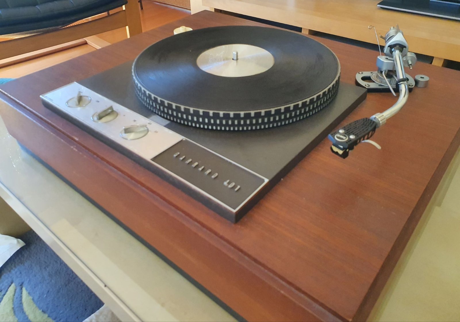 FS: Garrard 401 Turntable - on original SME timber plinth, with SME ...