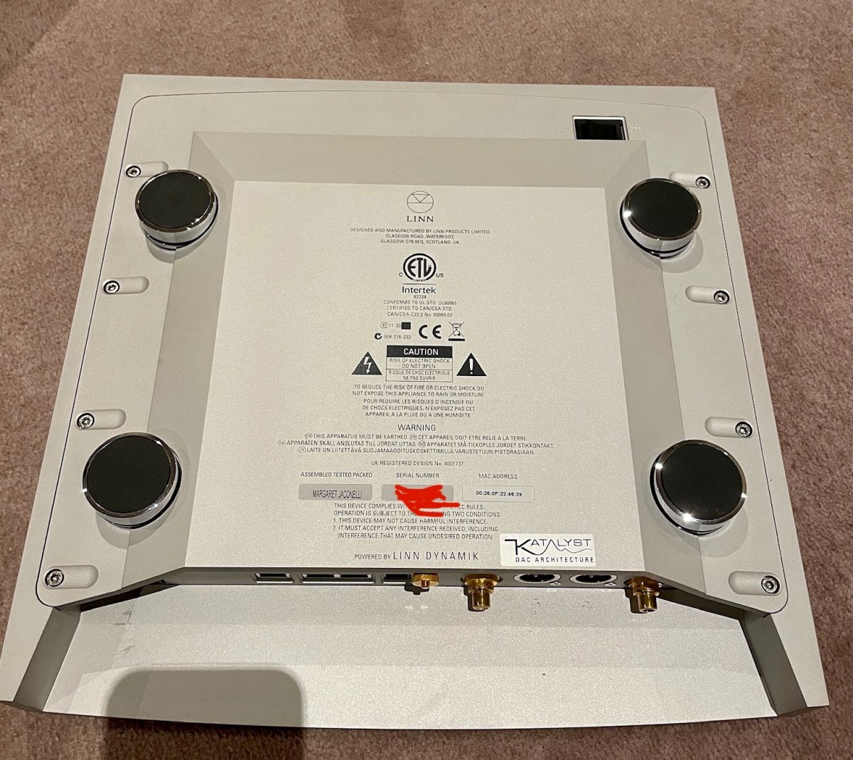 FS: Linn Klimax DS/3 with Katalyst Dac upgrade - Stereo, Home Cinema ...