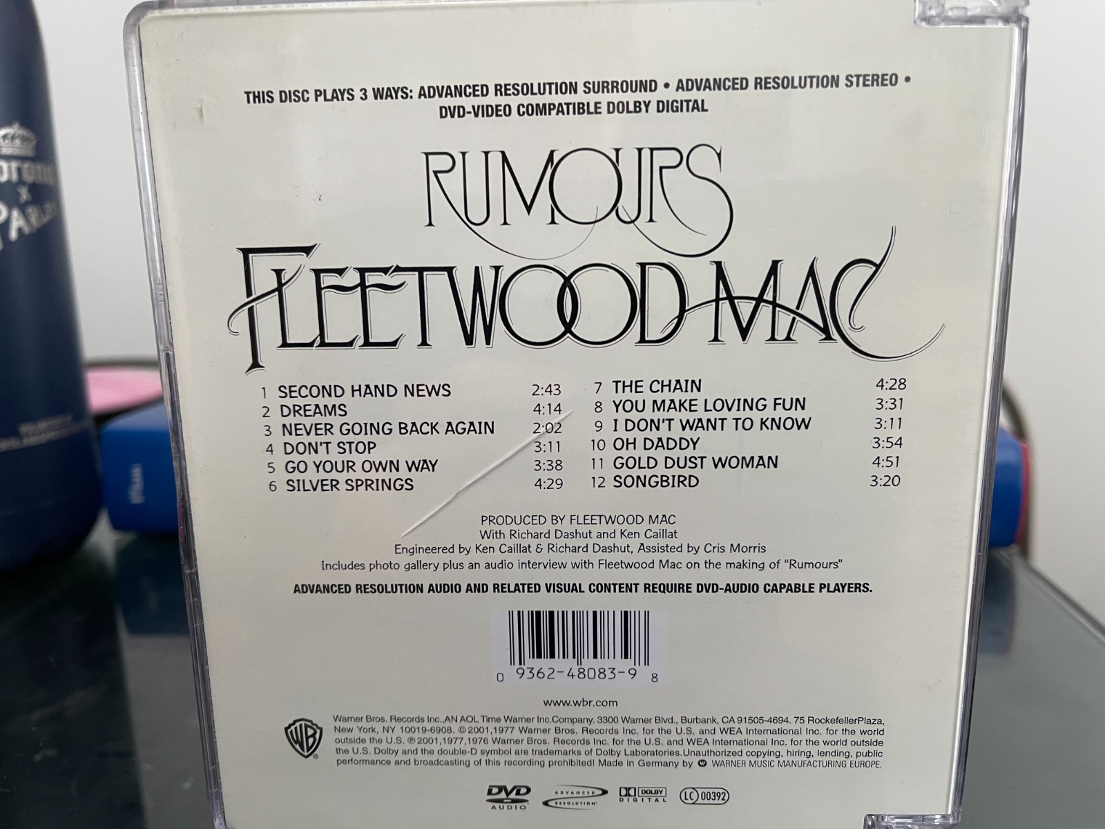 FS: Fleetwood Mac - Rumours DVD Audio - Vinyl, CD, and Blu-ray - StereoNET