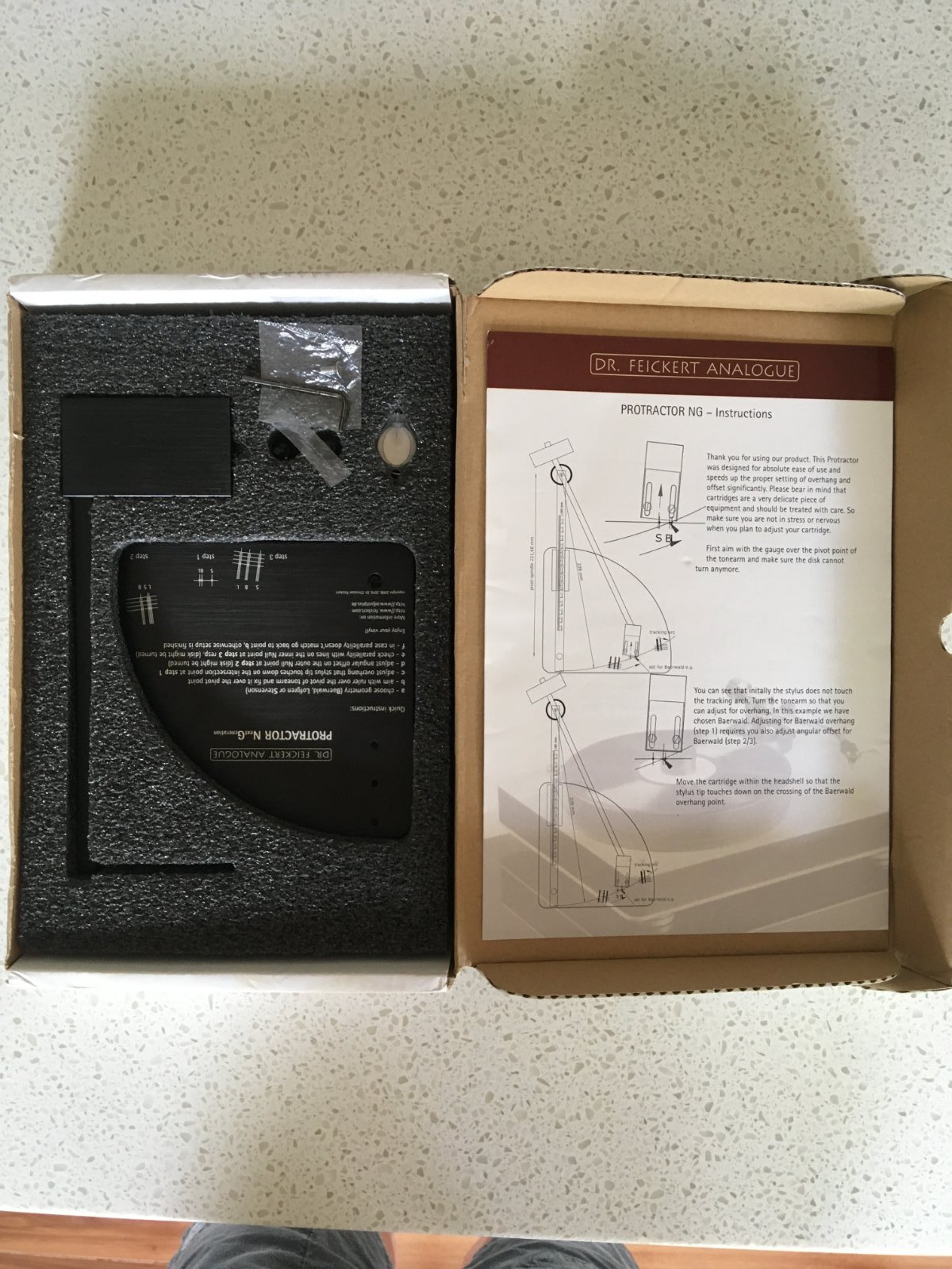 SOLD: FS: Dr Feickert Analogue Protractor NG - Stereo, Home Cinema ...