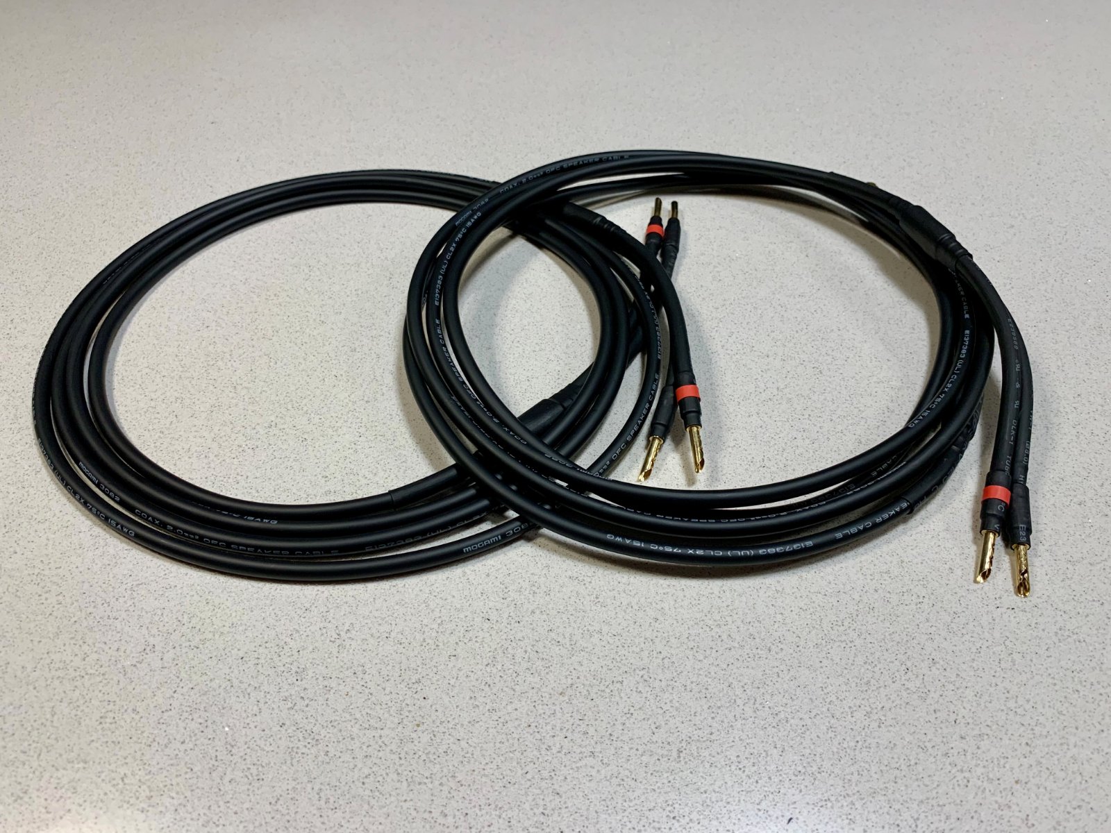 FS: Mogami Speaker Cables - 4.0m Pair - Hi-Fi and Cinema Cables ...