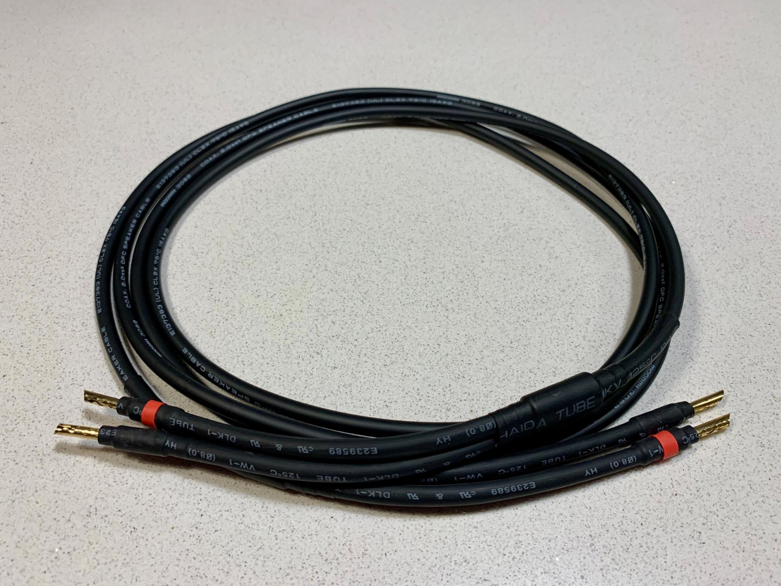 FS: Mogami Speaker Cables - 2.0m Pair - Hi-Fi and Cinema Cables ...