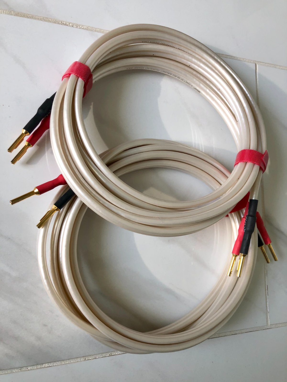 SOLD: FS: QED XT40 3m Pair - Factory Terminated with banana plugs - Hi ...