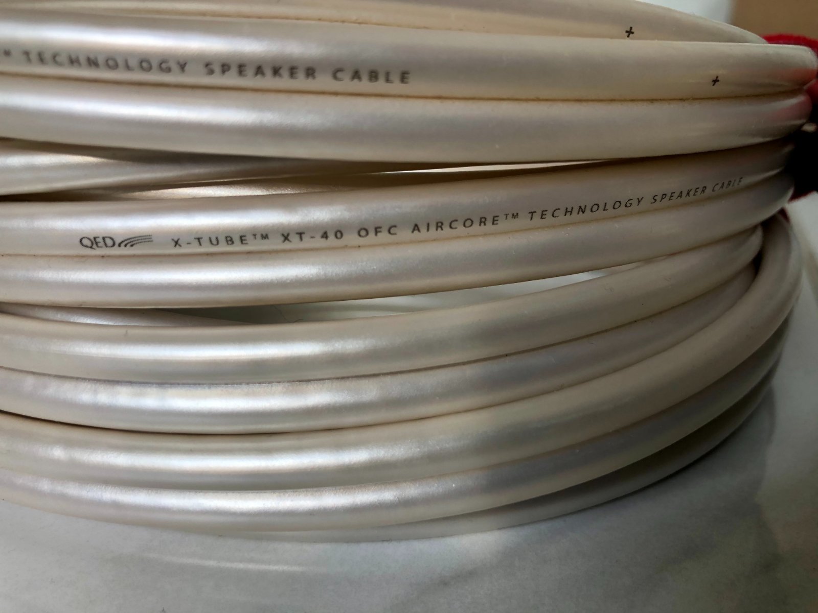 SOLD: FS: QED XT40 3m Pair - Factory Terminated with banana plugs - Hi ...