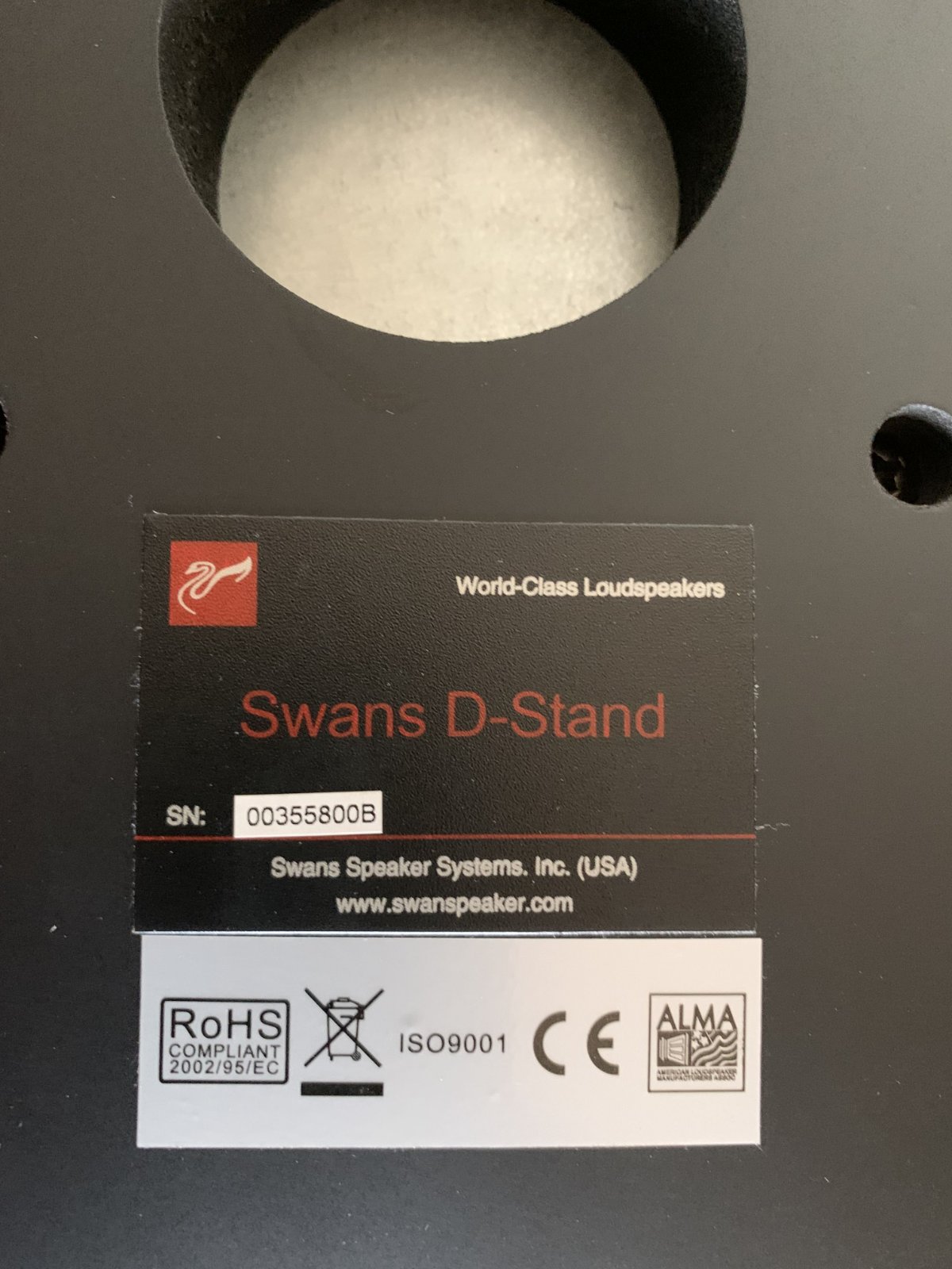 SOLD: FS: Swan D-Stand for Bookshelves Speaker |﻿ Hi-Fi and Cinema ...