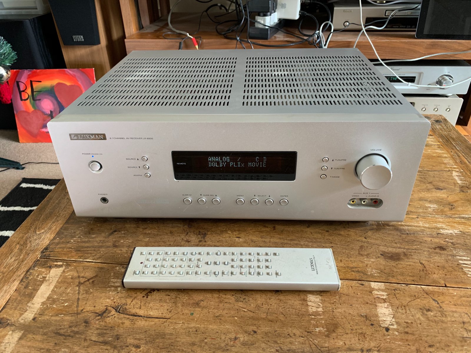 FS: 6.1 Channel AV Receiver Luxman LR-6500 - Stereo, Home Cinema ...