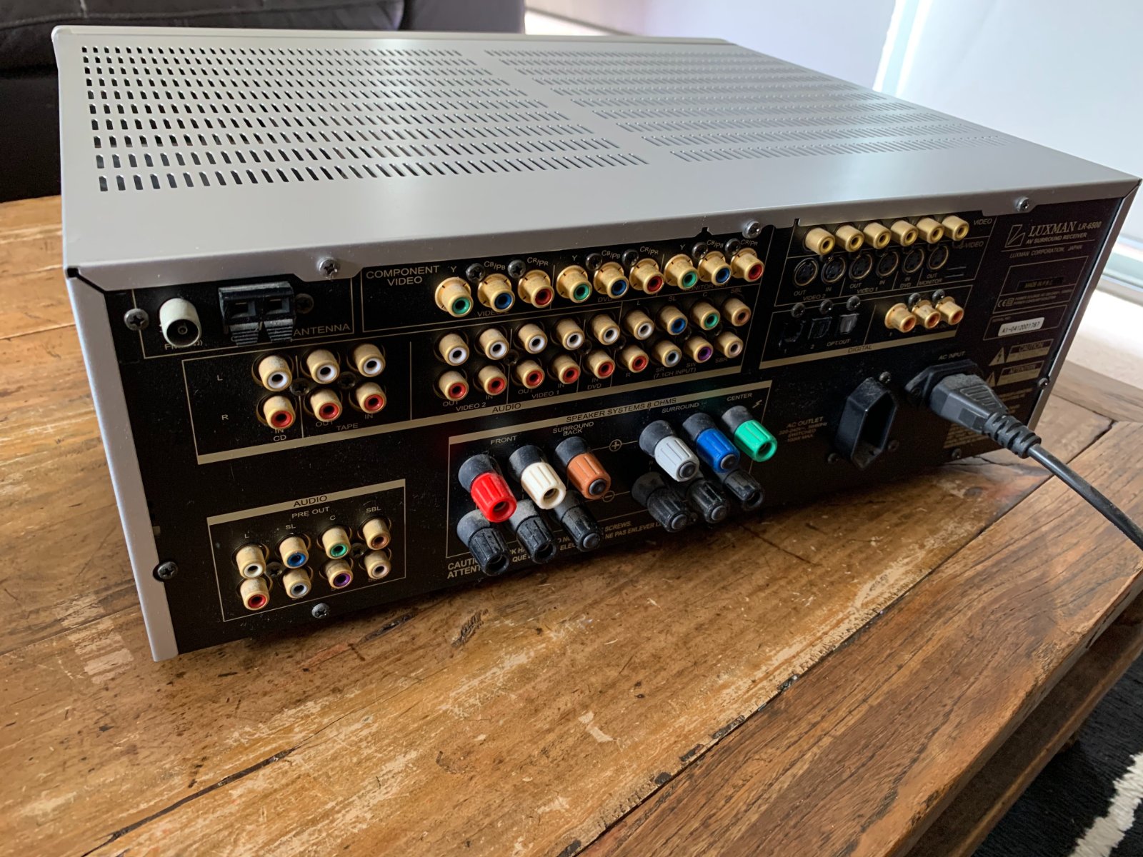 FS: 6.1 Channel AV Receiver Luxman LR-6500 - Stereo, Home Cinema ...