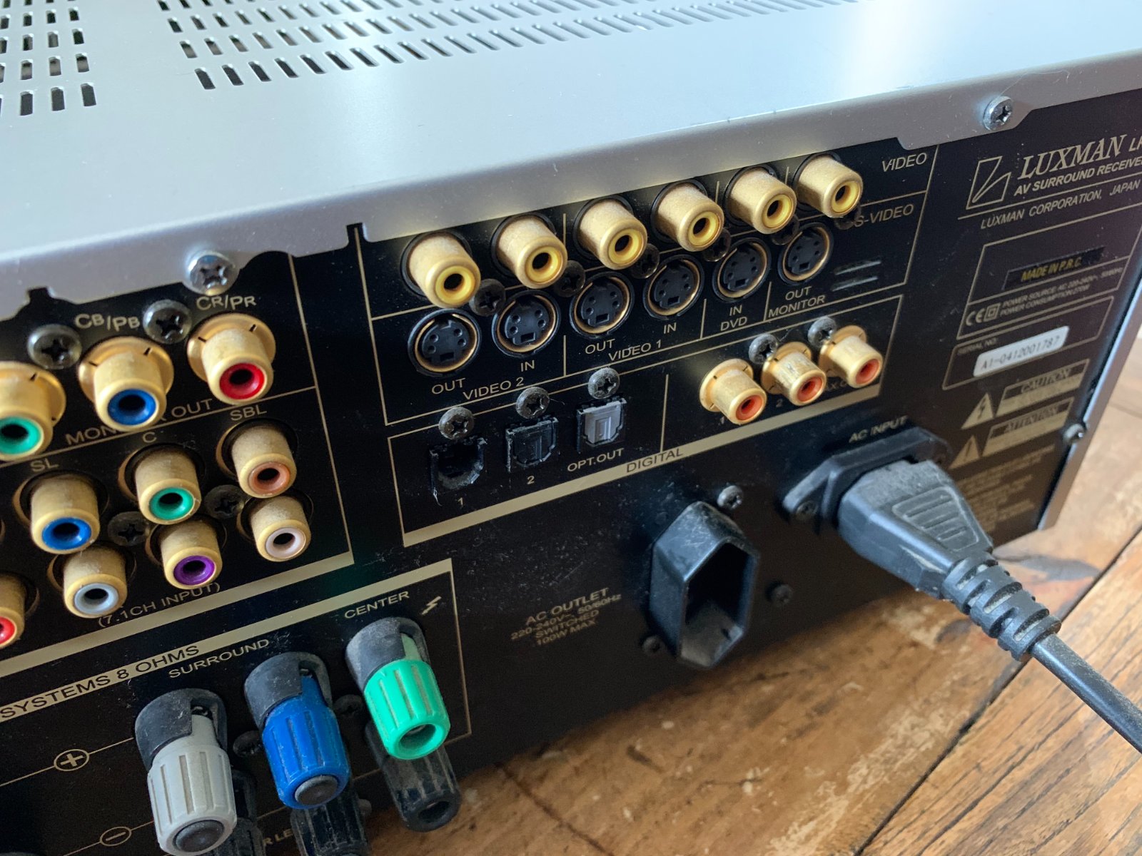 FS: 6.1 Channel AV Receiver Luxman LR-6500 - Stereo, Home Cinema ...