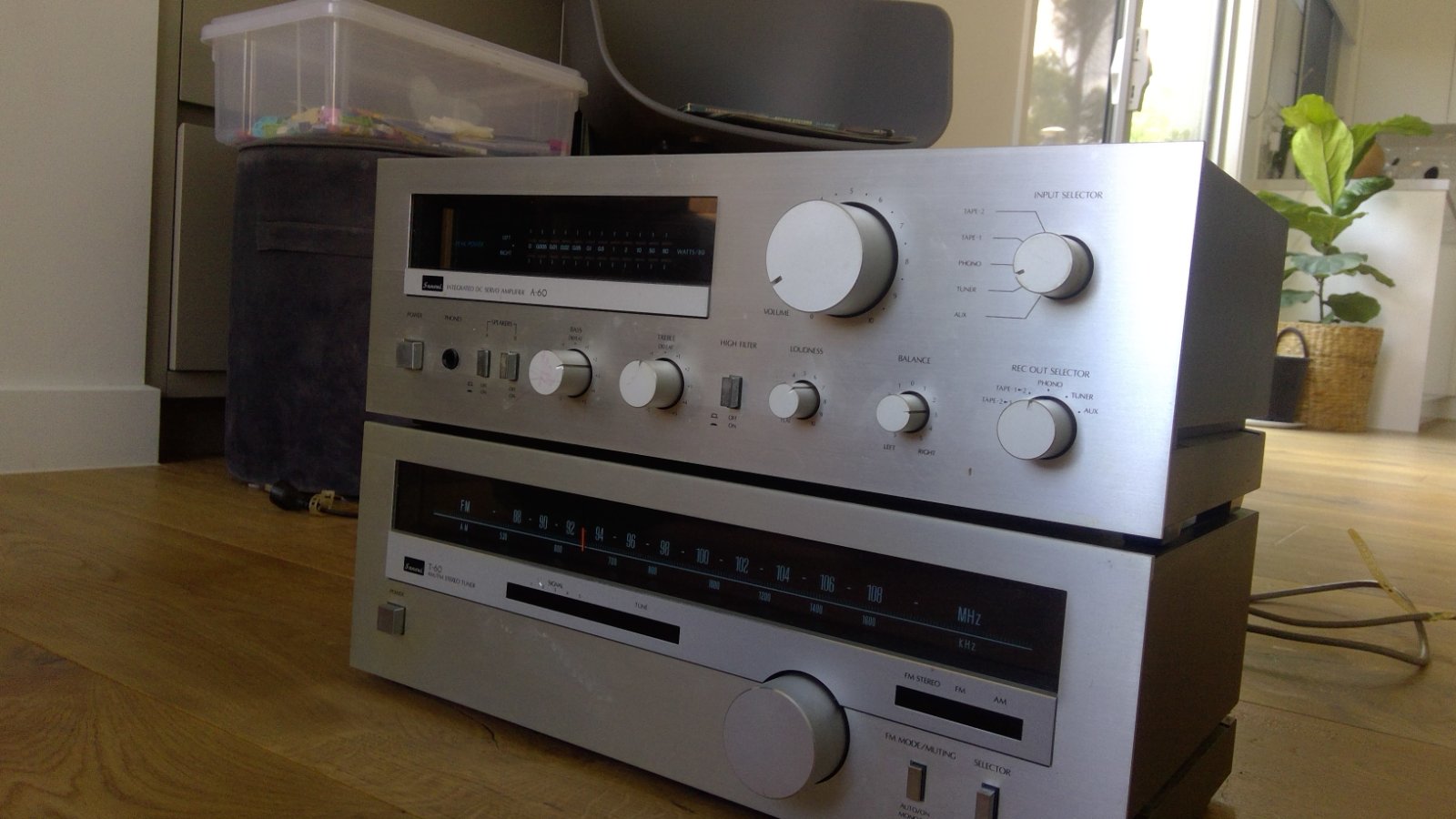 FS: Sansui A 60 Amplifier and T 60 Tuner - Stereo, Home Cinema ...