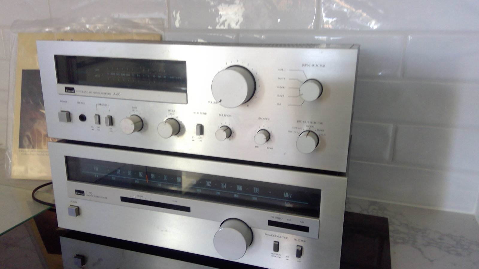 FS: Sansui A 60 Amplifier and T 60 Tuner - Stereo, Home Cinema ...