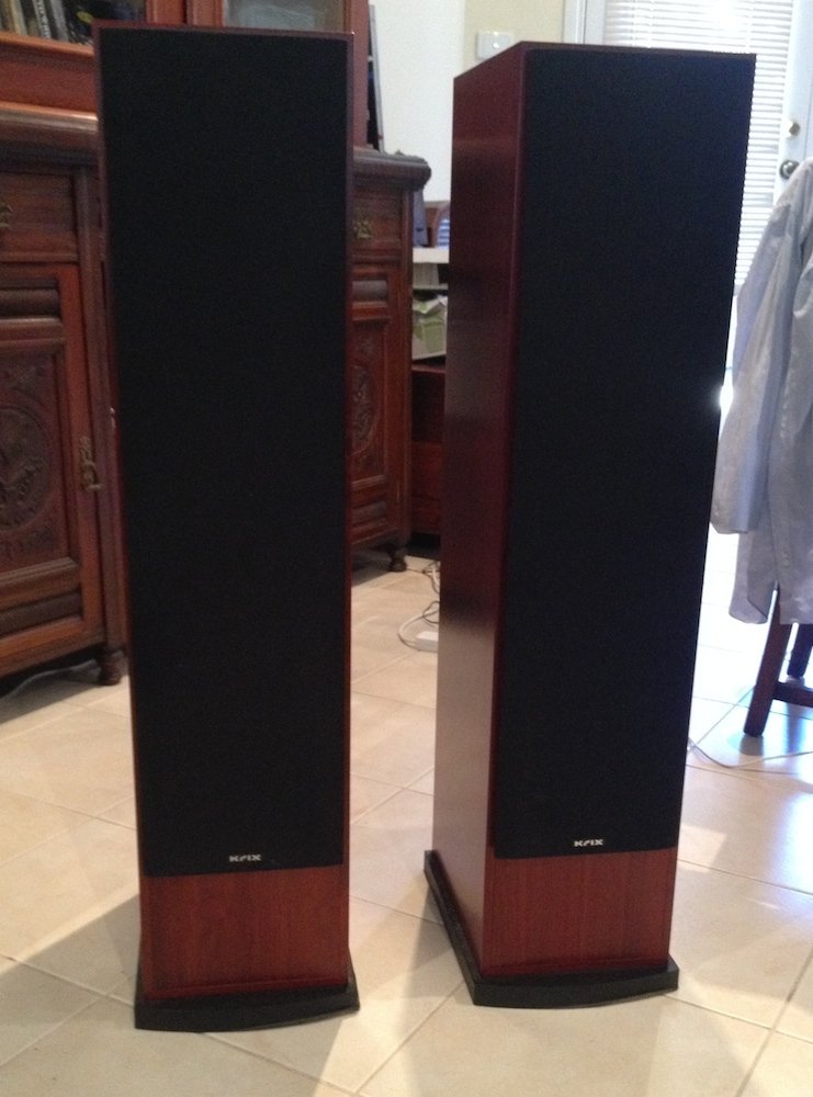 SOLD: Krix Lyrix Gold - Floor Standing Speakers - Stereo, Home Cinema ...