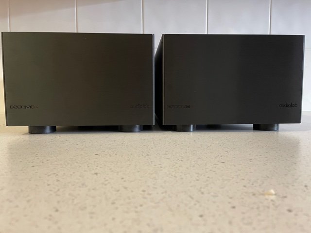 Audiolab 8200MB power amps & 8200CDQ preamp/CD Mint cond. - Stereo ...