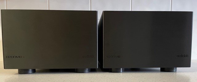Audiolab 8200MB power amps & 8200CDQ preamp/CD Mint cond. - Stereo ...