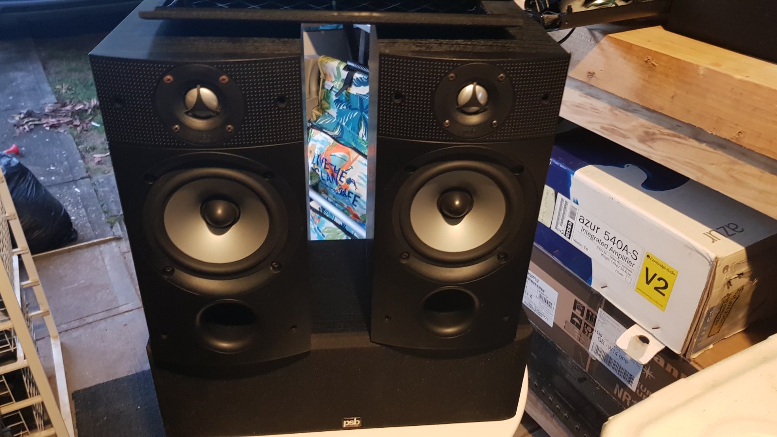 FS: PSB Image 1B bookshelf speakers and Alpha centre Speaker - Stereo ...