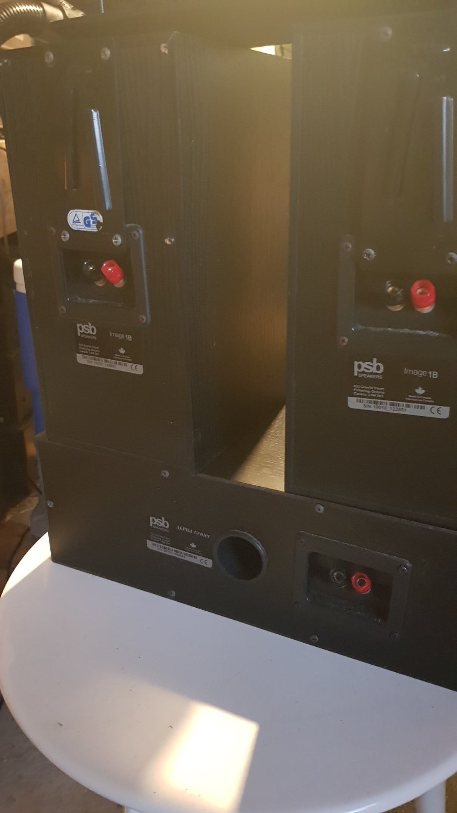 FS: PSB Image 1B bookshelf speakers and Alpha centre Speaker - Stereo ...