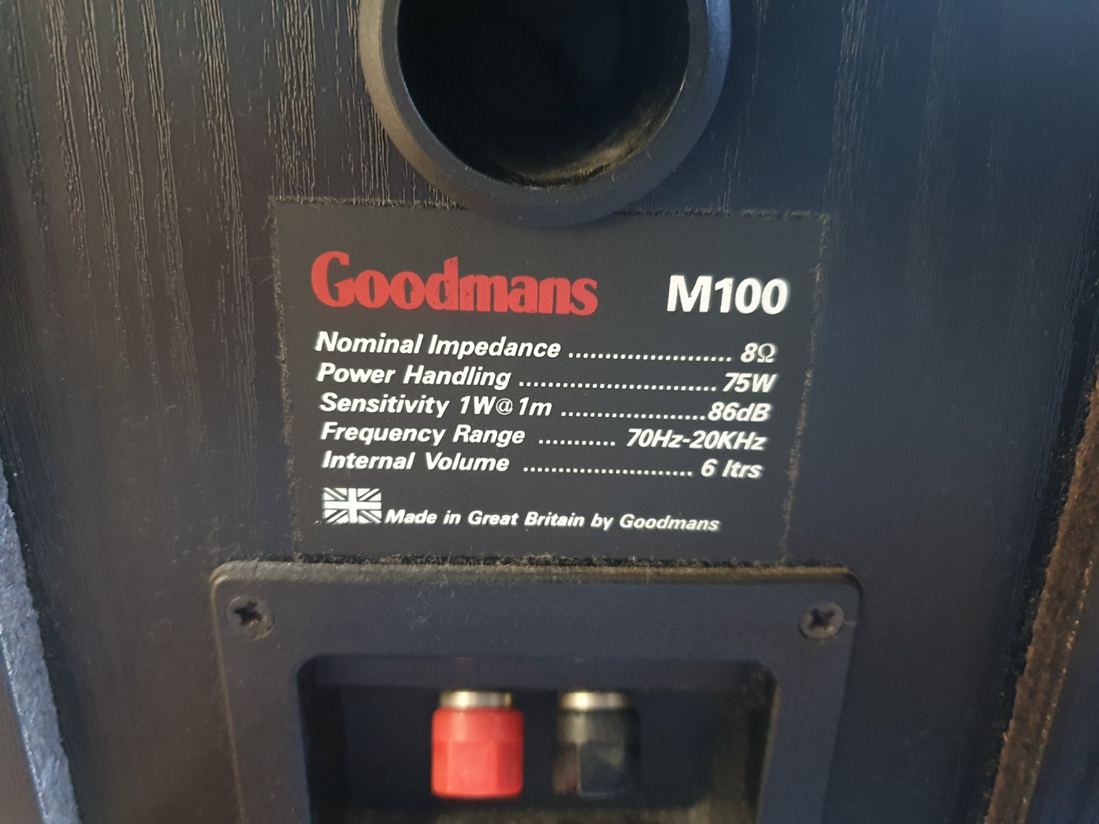 FS: Goodmans M100 bookshelf speaker - Stereo, Home Cinema, Headphones ...