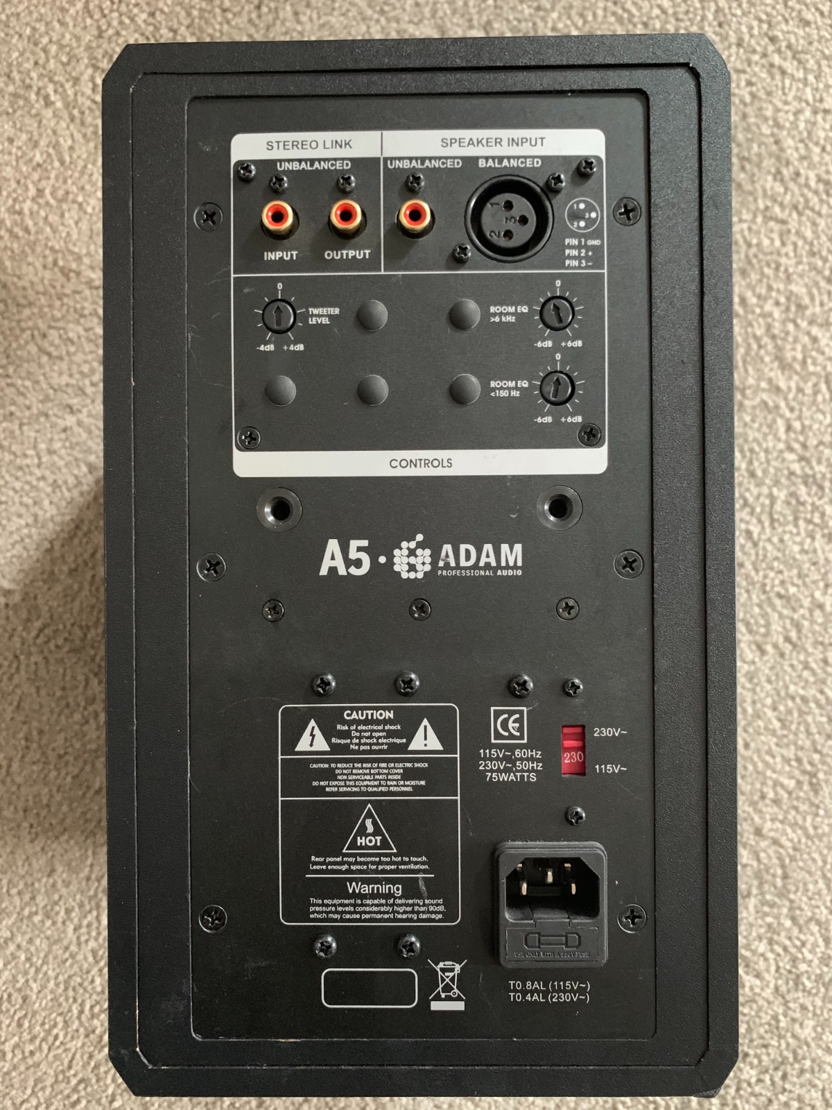 FS: Adam A5 active monitor speakers - Stereo, Home Cinema, Headphones ...