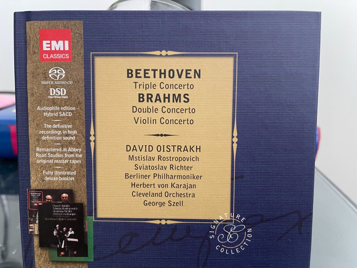 SOLD: FS: David Oistrakh, Mstislav Rostropovich, Sviatoslav Richter- Beethoven Triple Concerto ...
