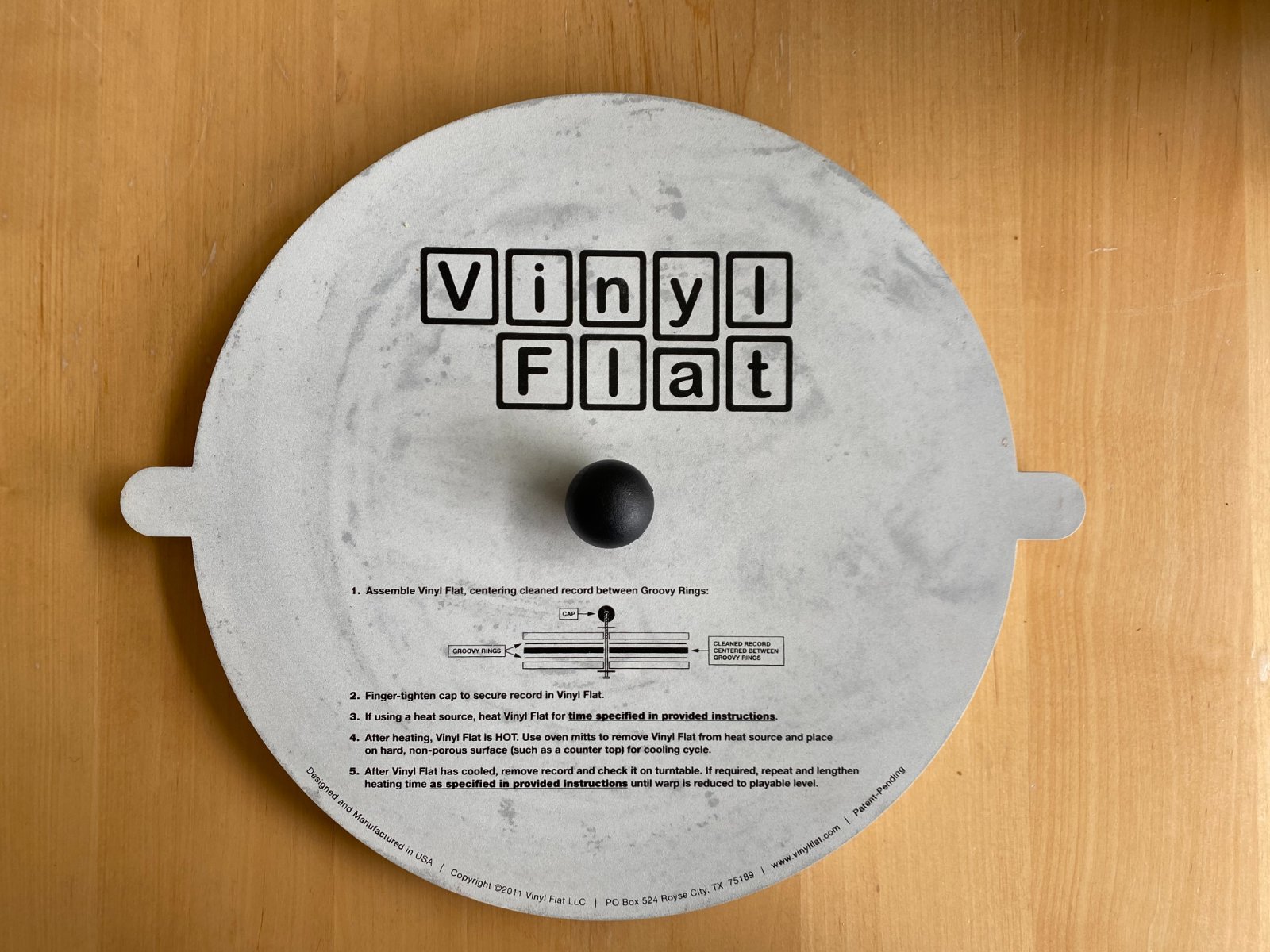 SOLD: FS: Vinyl Flat - Record flattener |﻿ Stereo, Home Cinema ...