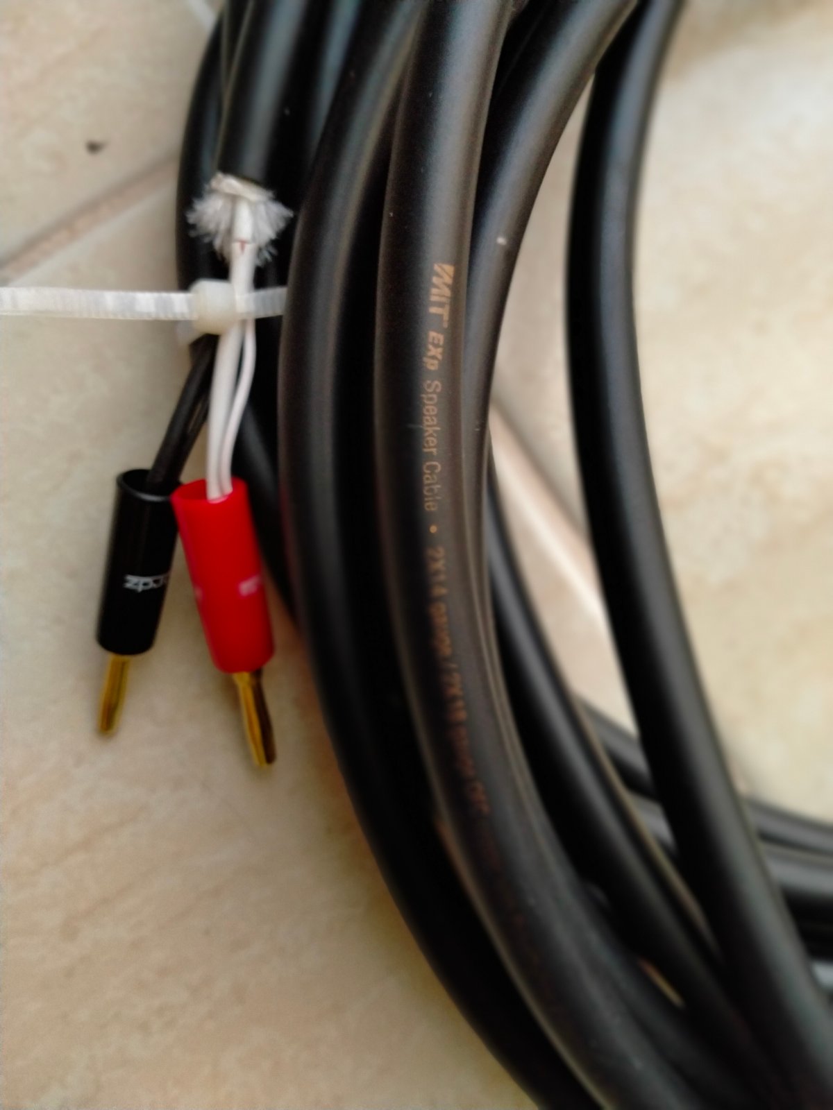 SOLD: FS: MIT EXp speaker cables , 2 x 4.8m, terminated. Free postage ...