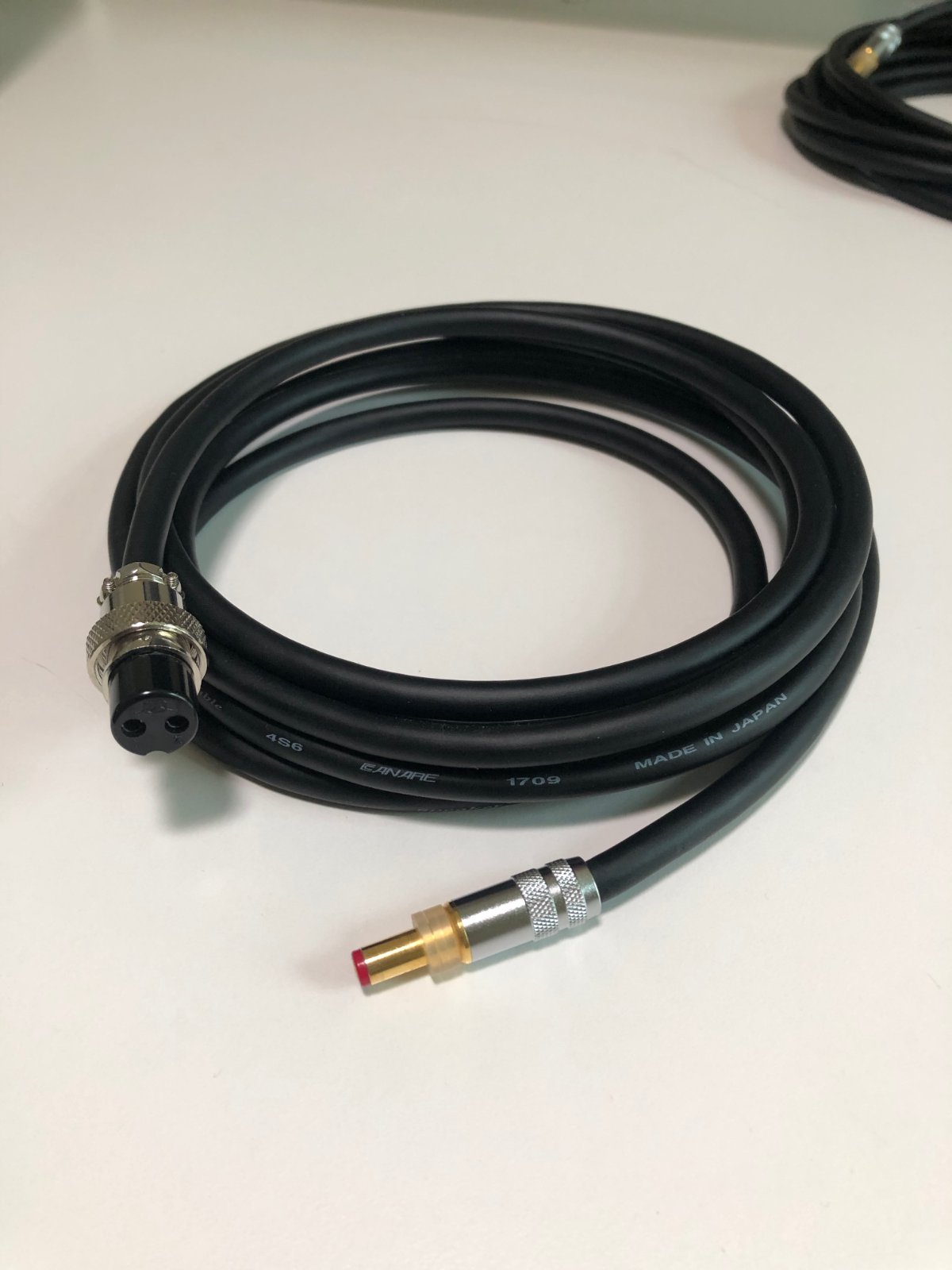 SOLD: FS: Custom DC22 1 Oyaide DC-2. 5G to Aviaion GX16-2(1+) DC Cable ...