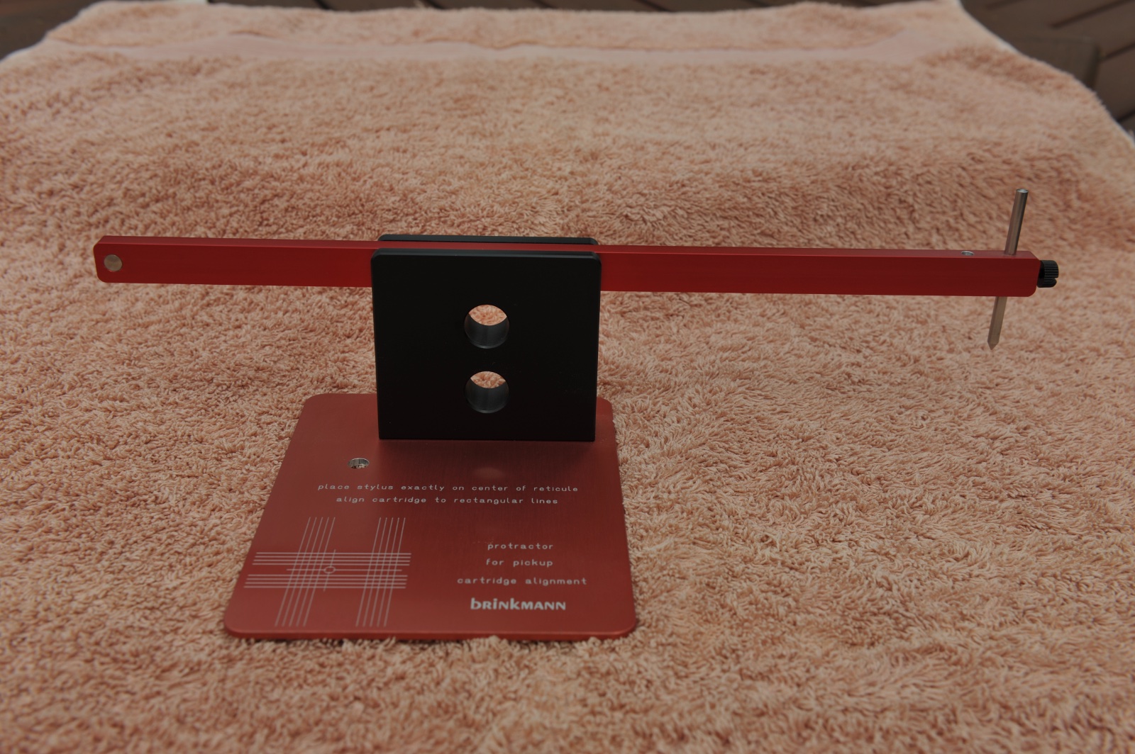 Turntable Cartridge Alignment Protractor - Hi-Fi and Cinema Cables ...