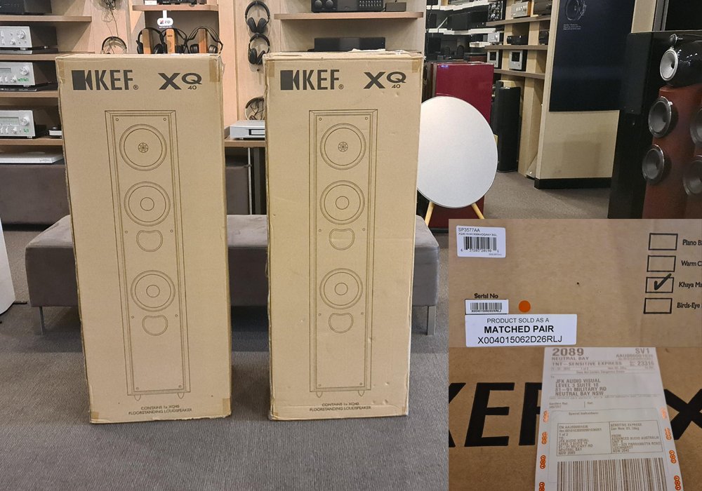 SOLD: KEF XQ40 Floorstanding Speakers - Commercial Classifieds - StereoNET