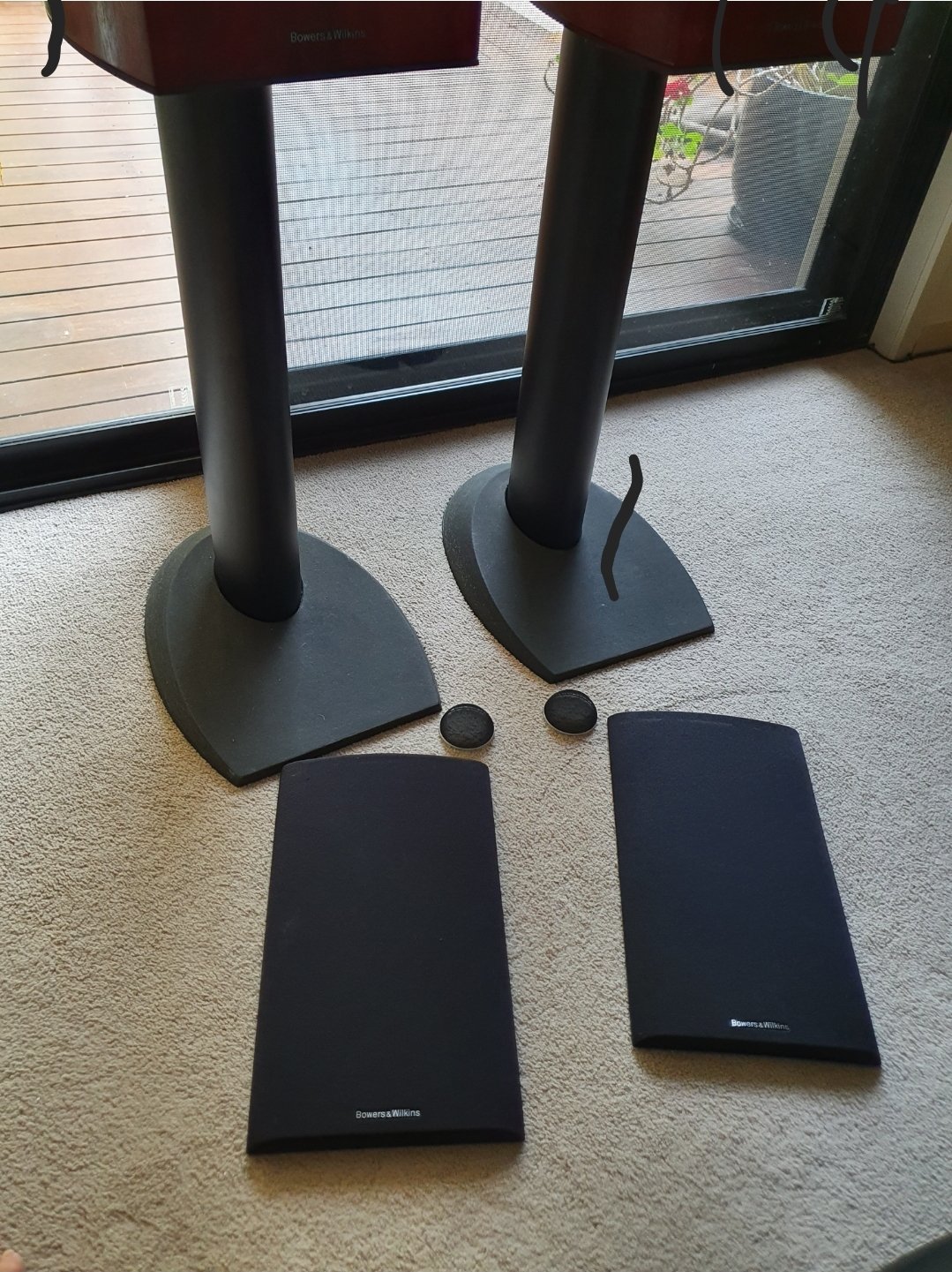 SOLD: FS: BOWERS WILKINS 805DS S2 B&W WITH ORIGINAL B&W STANDS - Stereo ...