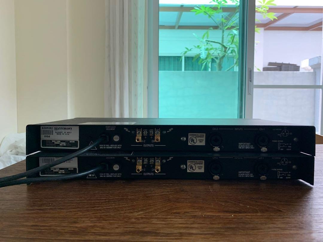 FS: Pair of Crown D-45 amplifiers and stepdown transformer - Stereo ...