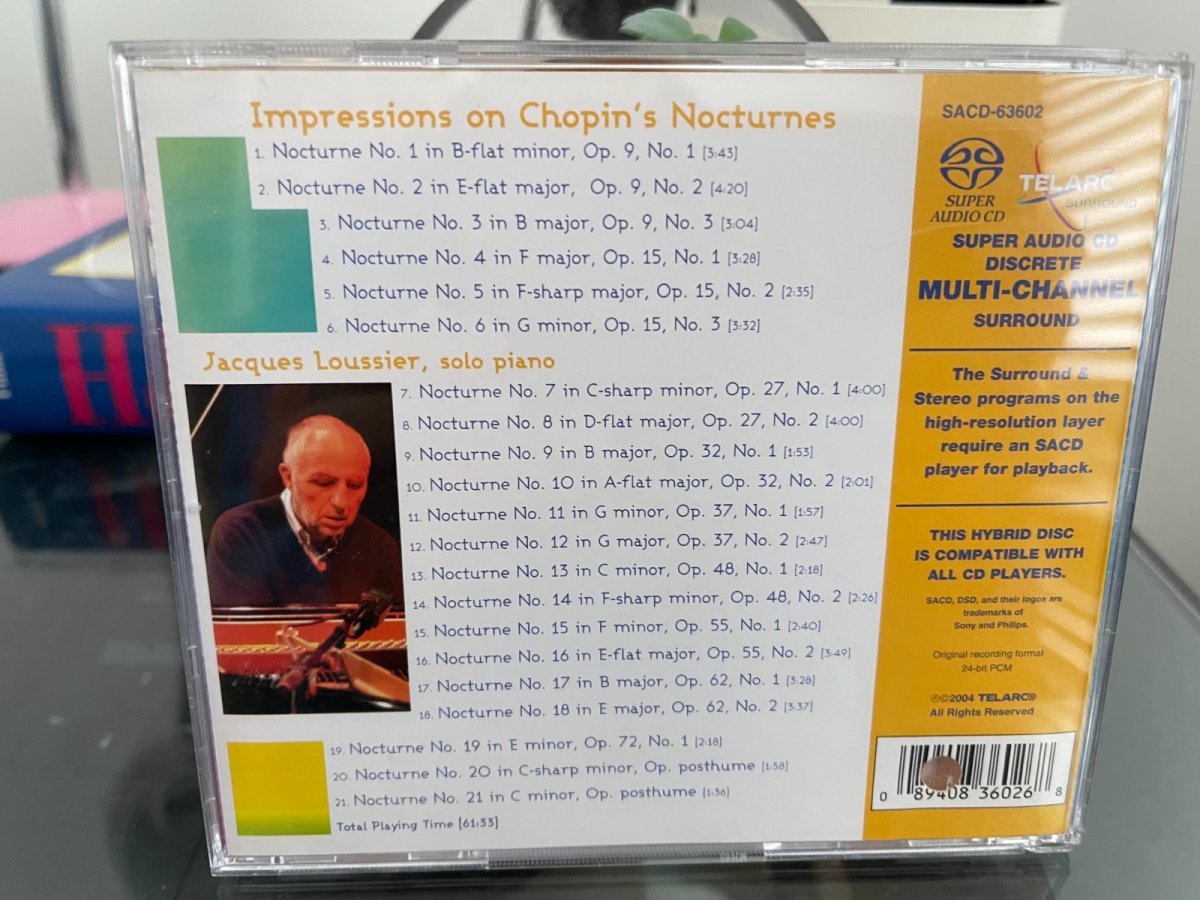 SOLD: FS: Jacques Loussier: Impression on Chopin’s Nocturnes - Hybrid ...