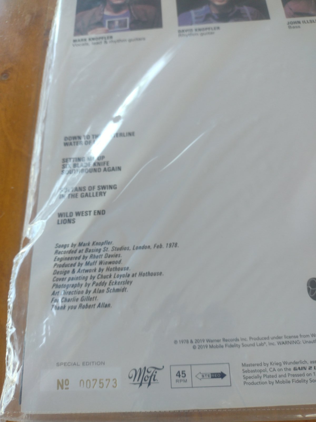 SOLD: Dire Straits MOFI LP - self-titled - Vinyl, CD, and Blu-ray - StereoNET