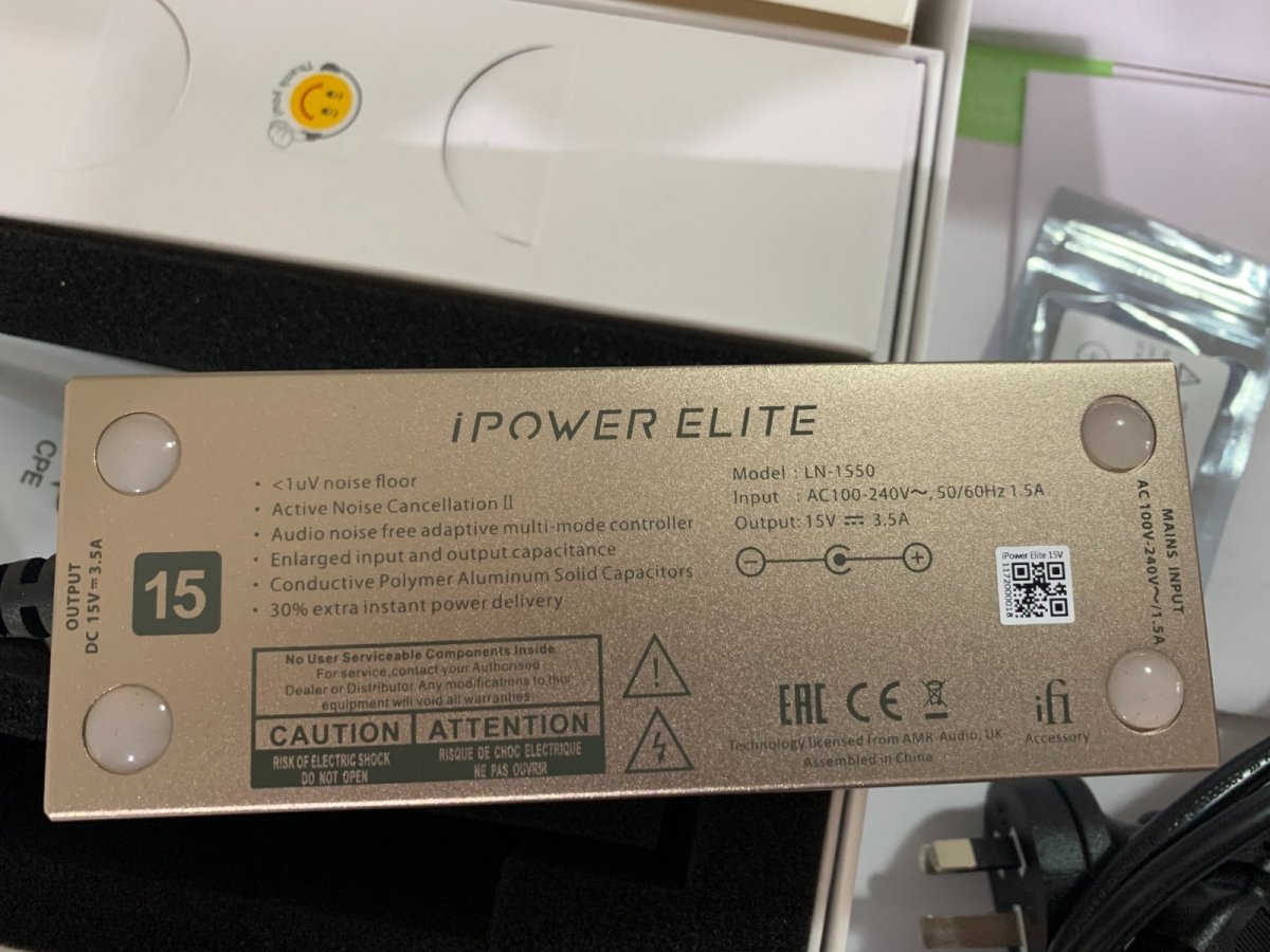 SOLD: FS: iFi iPower Elite 15V/3.5A Power Supply for Pro ican/idsd ...