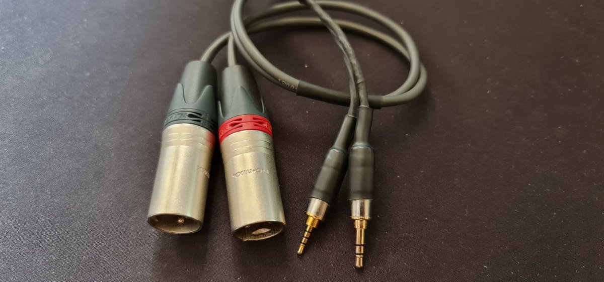 FS: Balanced Line out cable for Astell & Kern Dual 3-Pin XLR/ 2.5mm& 3 ...