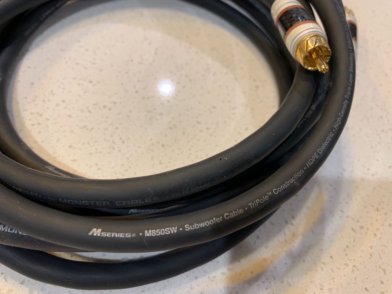 FS: Monster Cable M850 M Series subwoofer cable |﻿ Hi-Fi and Cinema ...