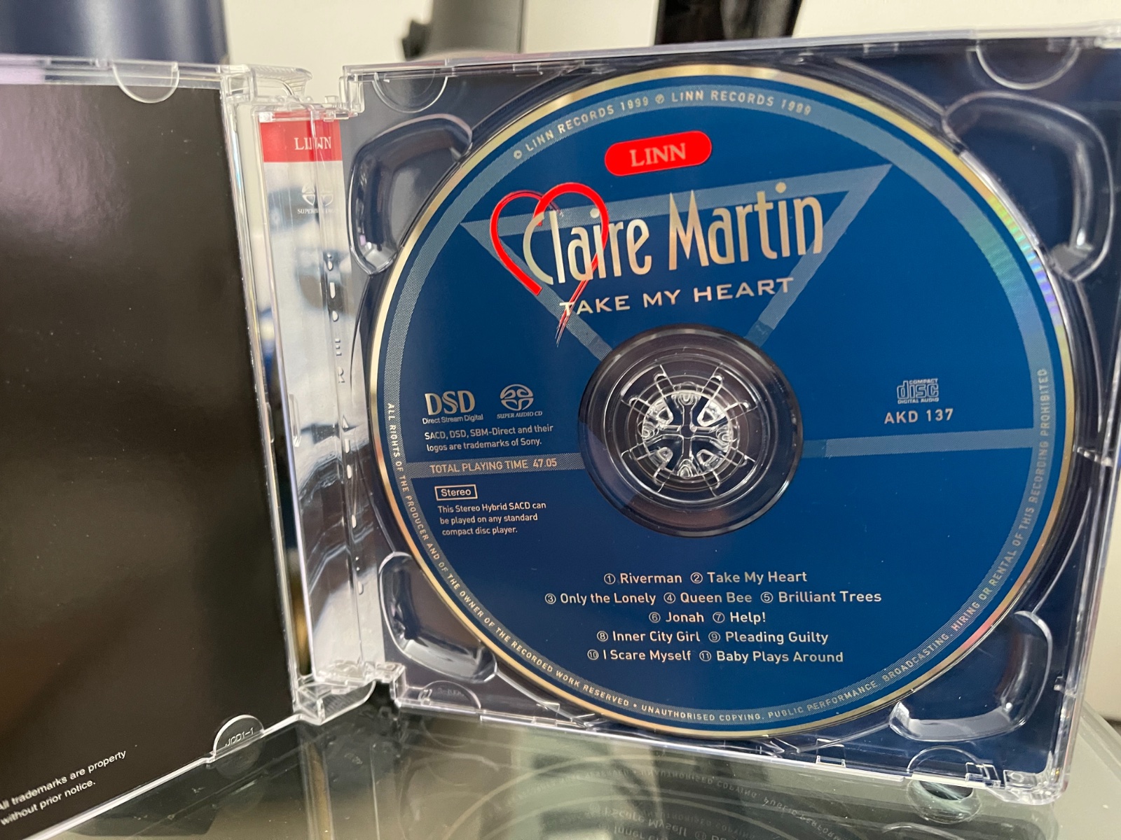 SOLD: FS: Claire Martin: Take My Heart - SACD |﻿ Vinyl, CD, and Blu-ray