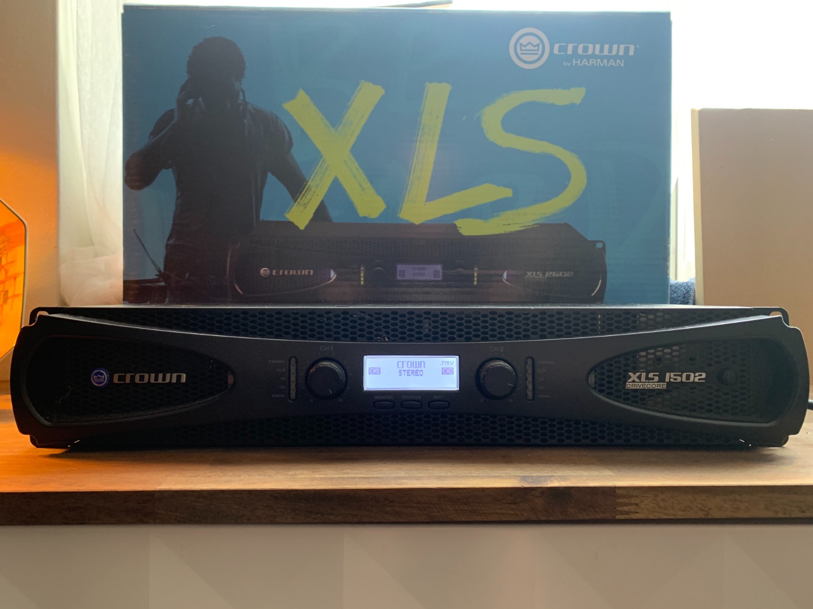 FS: PRICE DROP Crown XLS 1502 Two-channel, 525W @ 4Ω Power Amplifier ...
