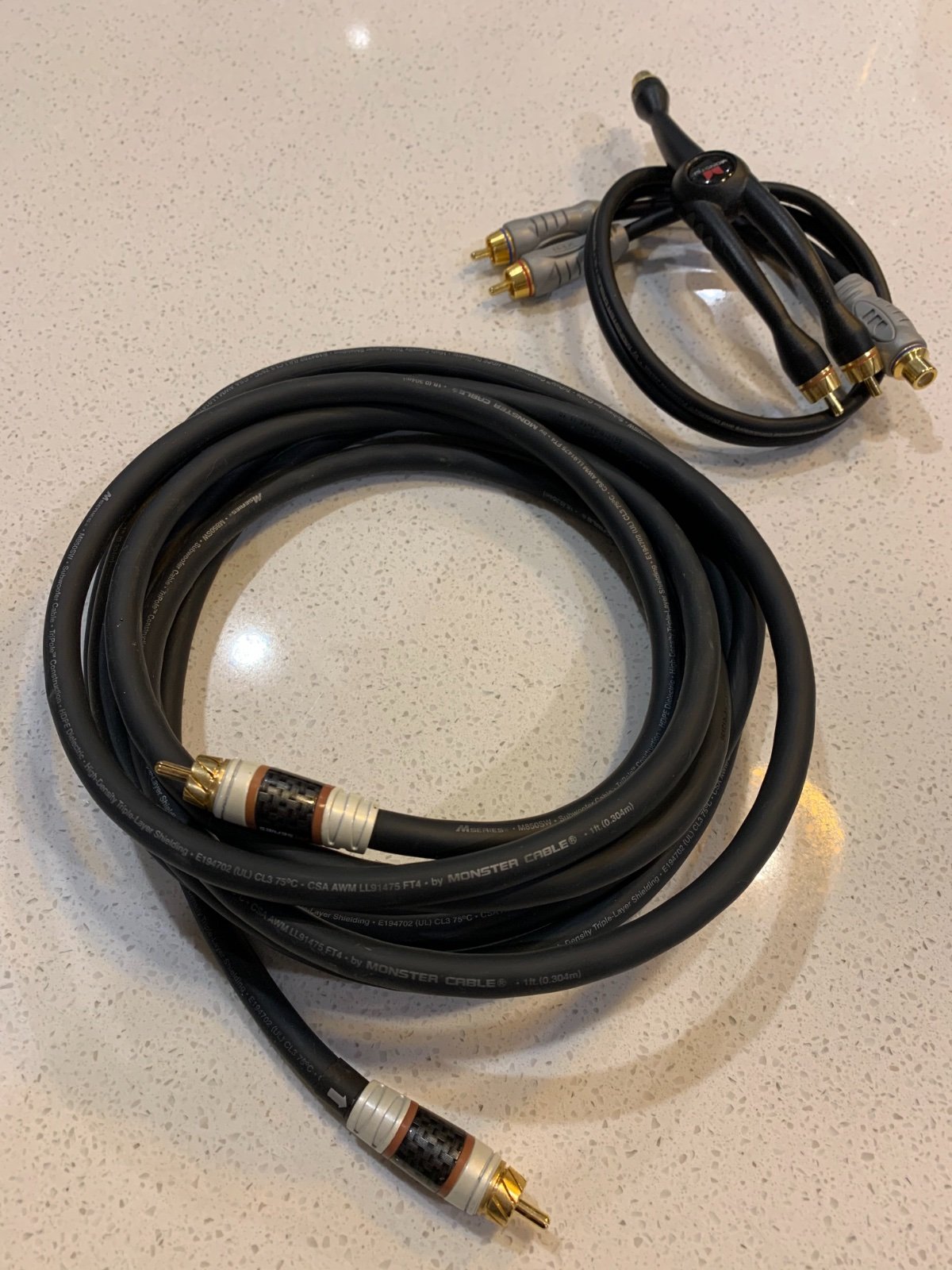 FS: Monster Cable M850 M Series subwoofer cable |﻿ Hi-Fi and Cinema ...
