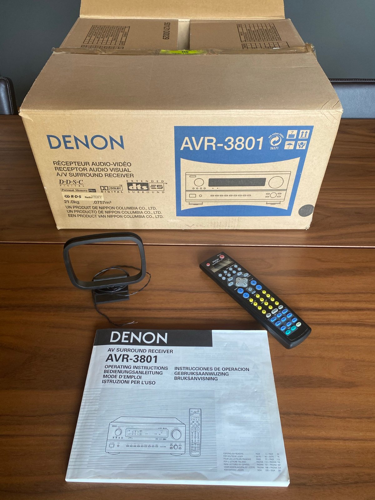 FS: Denon AVR-3801 A/V Surround Receiver Amplifier - Stereo, Home ...