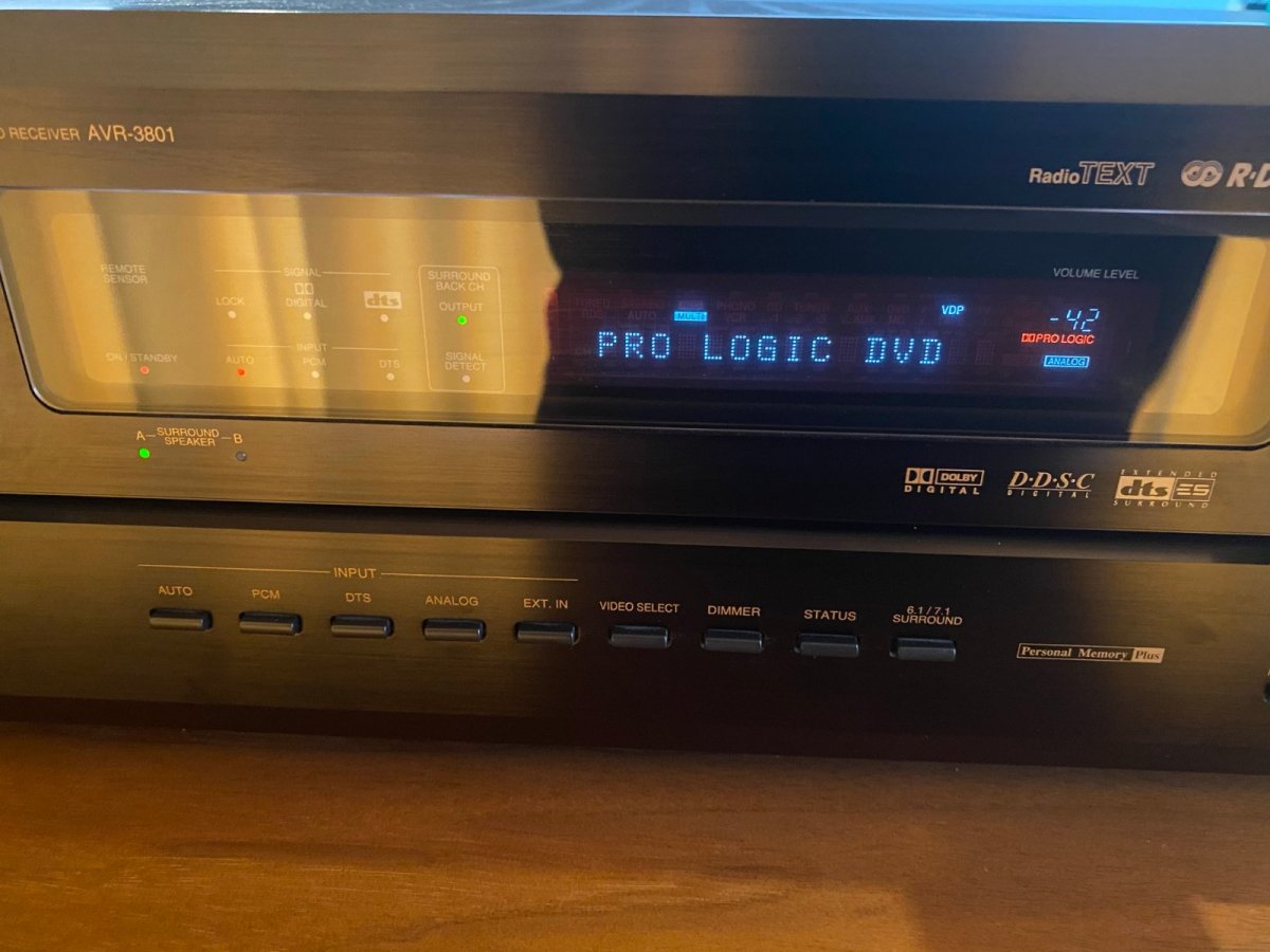 FS: Denon AVR-3801 A/V Surround Receiver Amplifier - Stereo, Home ...