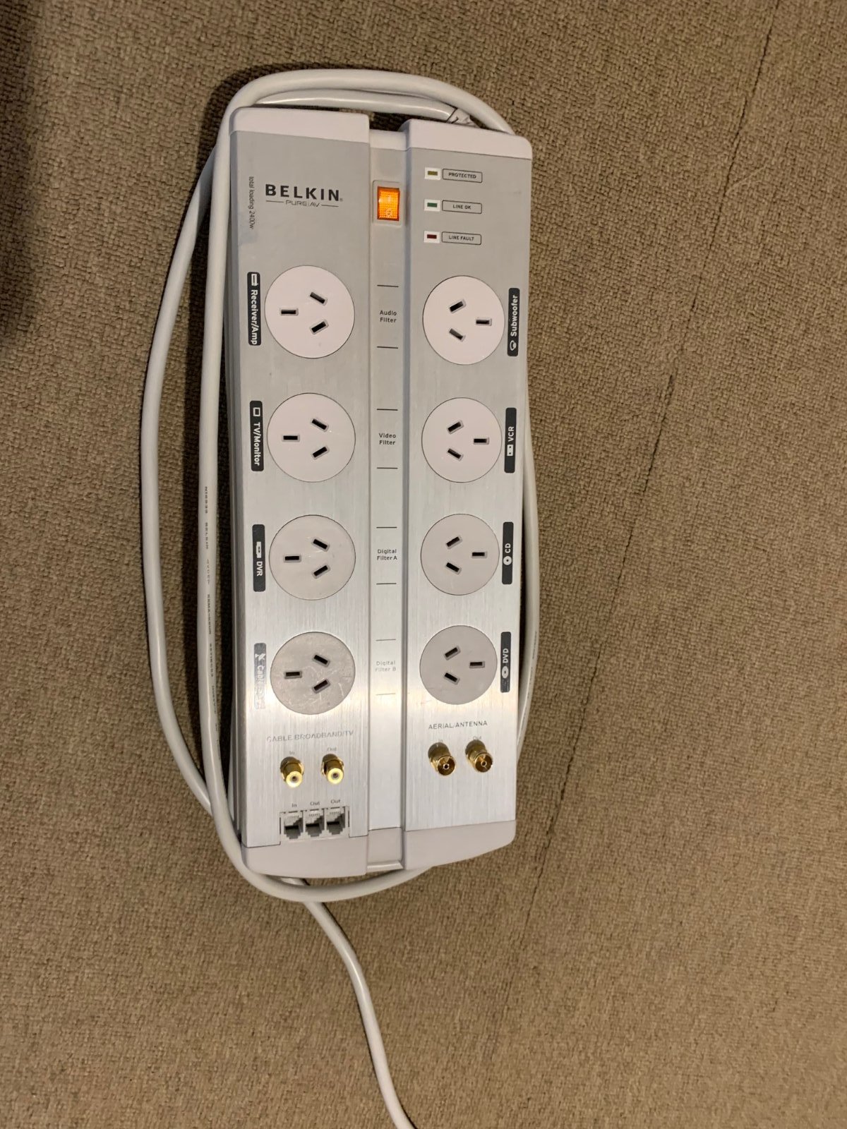 SOLD: FS: Belkin Pure AV - Surge Power Protector - Hi-Fi and Cinema ...