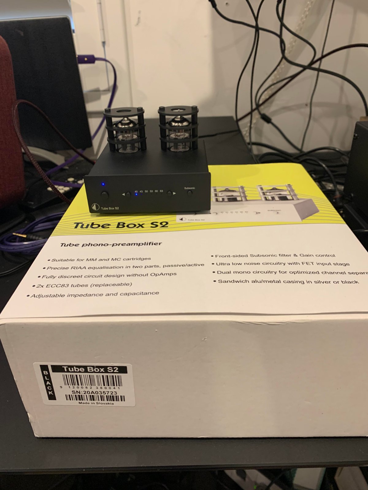 FS: Pro-ject Audio Tube box S2 Phono pre amp - Stereo, Home Cinema ...