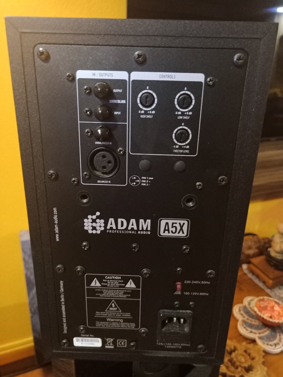 SOLD: FS: Adam A5X Powered Speakers |﻿ Stereo, Home Cinema, Headphones ...