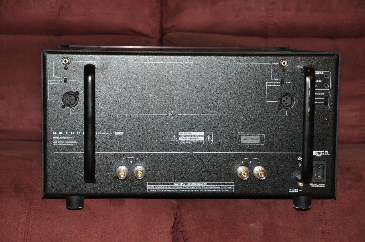 Anthem P2 Statement 2 channel power amp - Stereo, Home Cinema ...