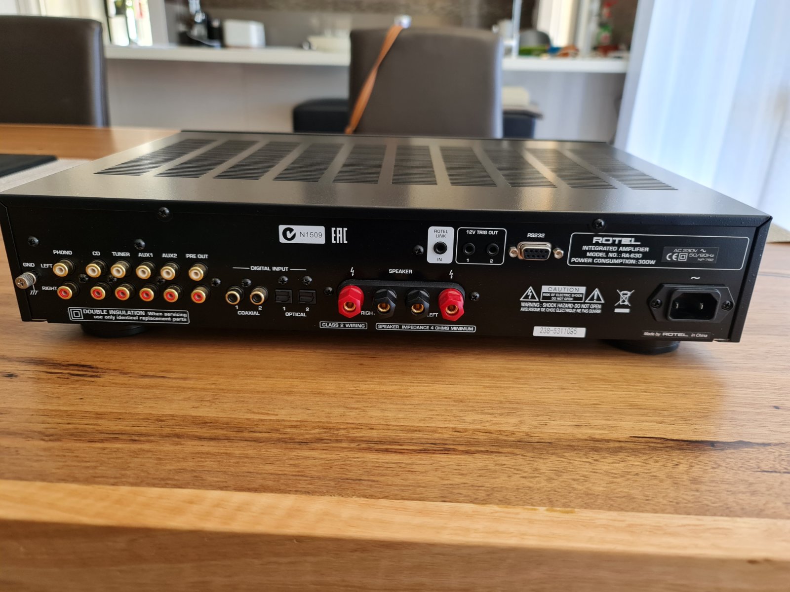 SOLD: FS: Relist - Rotel RA-630 Integrated Amplifier - Stereo, Home ...