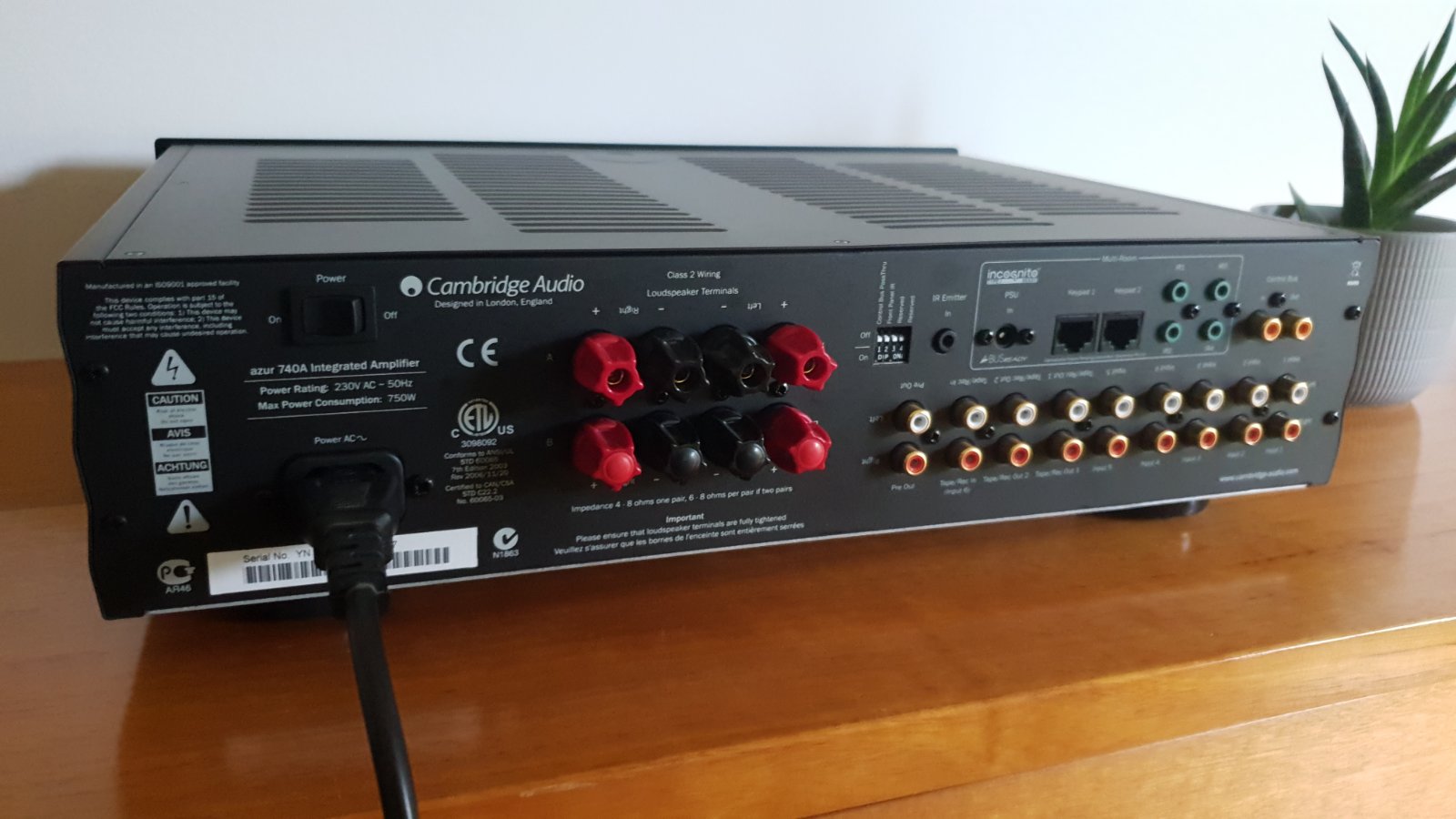 SOLD: FS: Cambridge Audio Azur 740A Integrated Amplifier - Stereo, Home ...