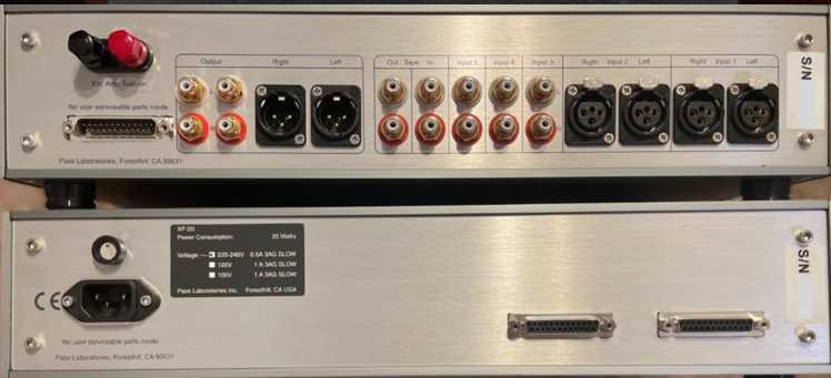 Pass Labs XP20 Pre- Amp - Stereo, Home Cinema, Headphones Components ...